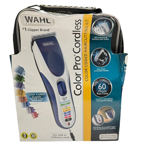 Wahl | Grooming | Nwt Wahl Clipper Color Pro Complete Haircutting Kit ...